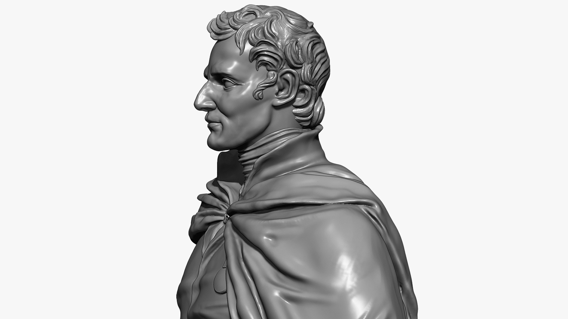 3D Duke Of Wellington Bust - TurboSquid 2025941