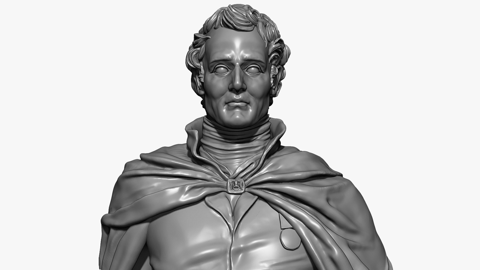 3D Duke Of Wellington Bust - TurboSquid 2025941