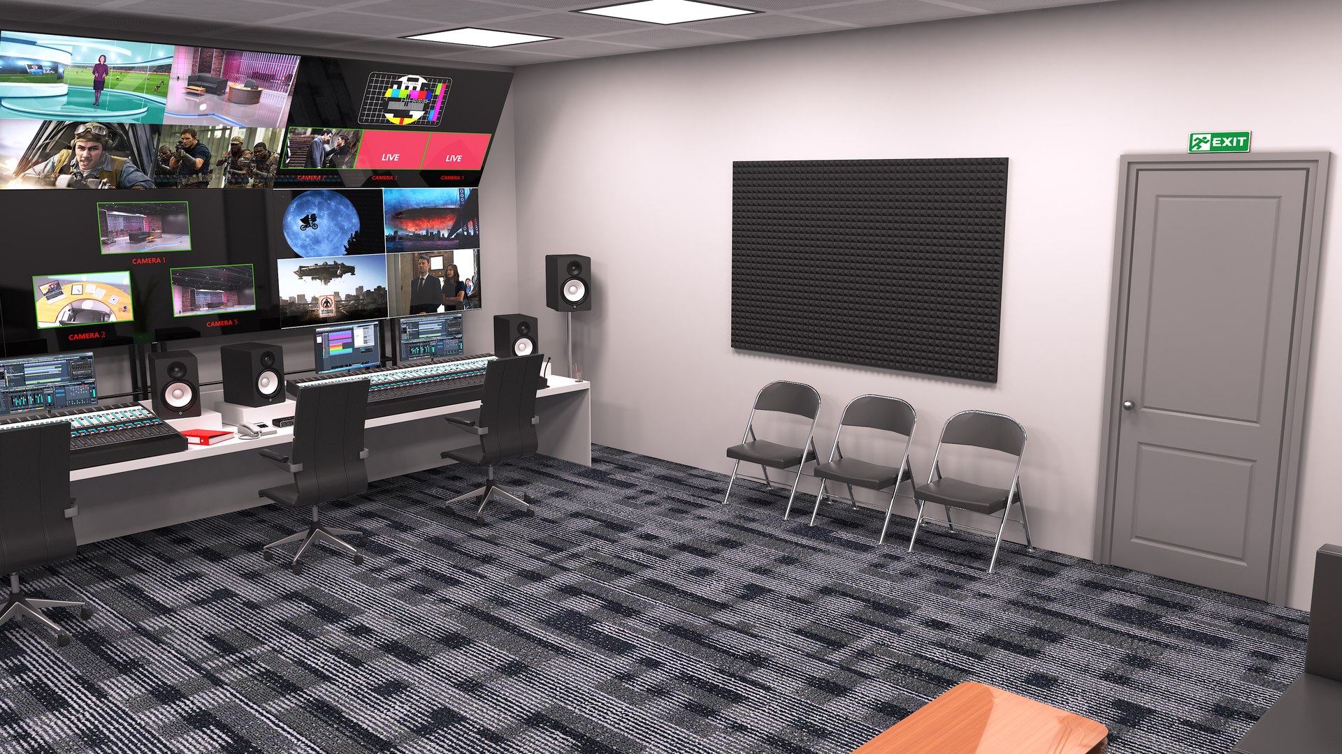 Control Room Collection 3D Model - TurboSquid 1804741