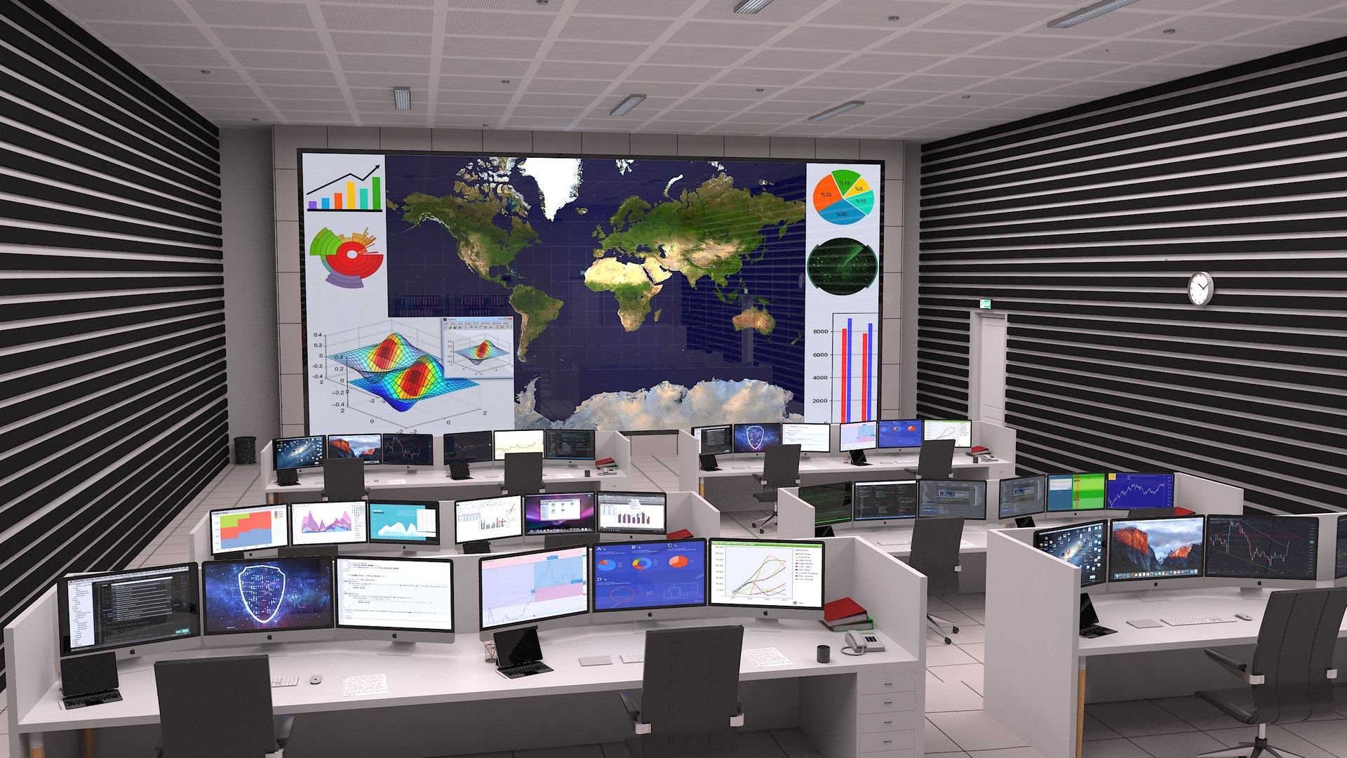 Control Room Collection 3D Model - TurboSquid 1804741