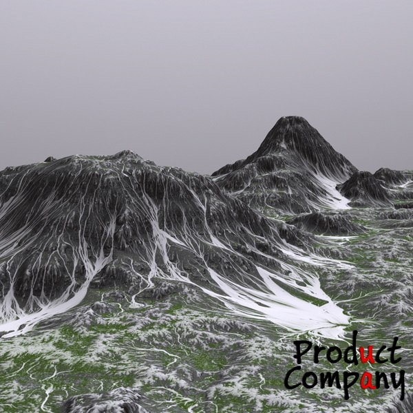 hills cliffs terrain obj