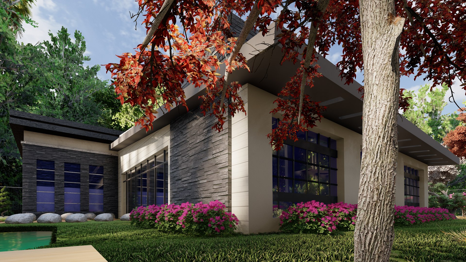 3D House at forest - TurboSquid 2076633