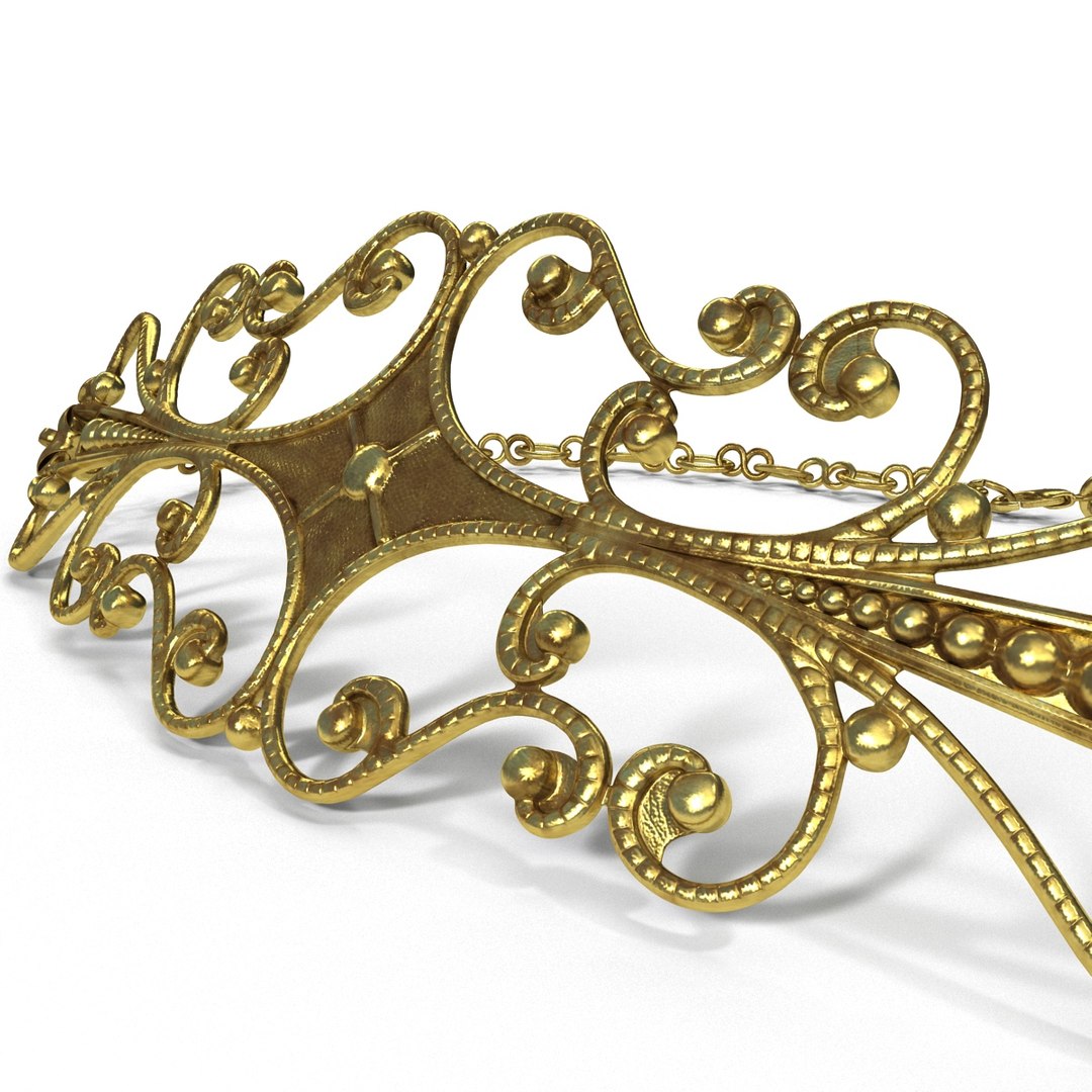 Filigree Necklace 3d Model