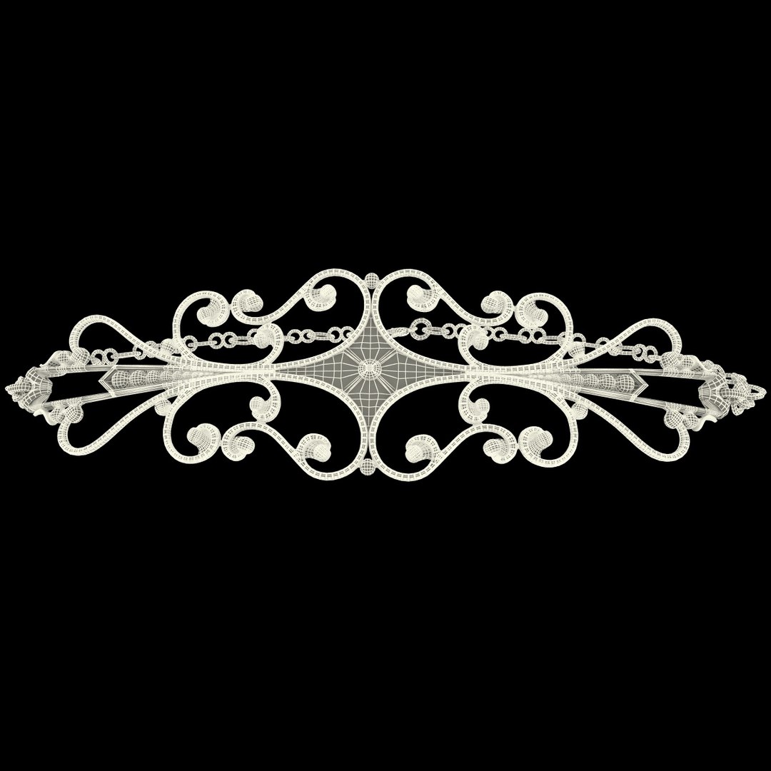 Filigree Necklace 3d Model