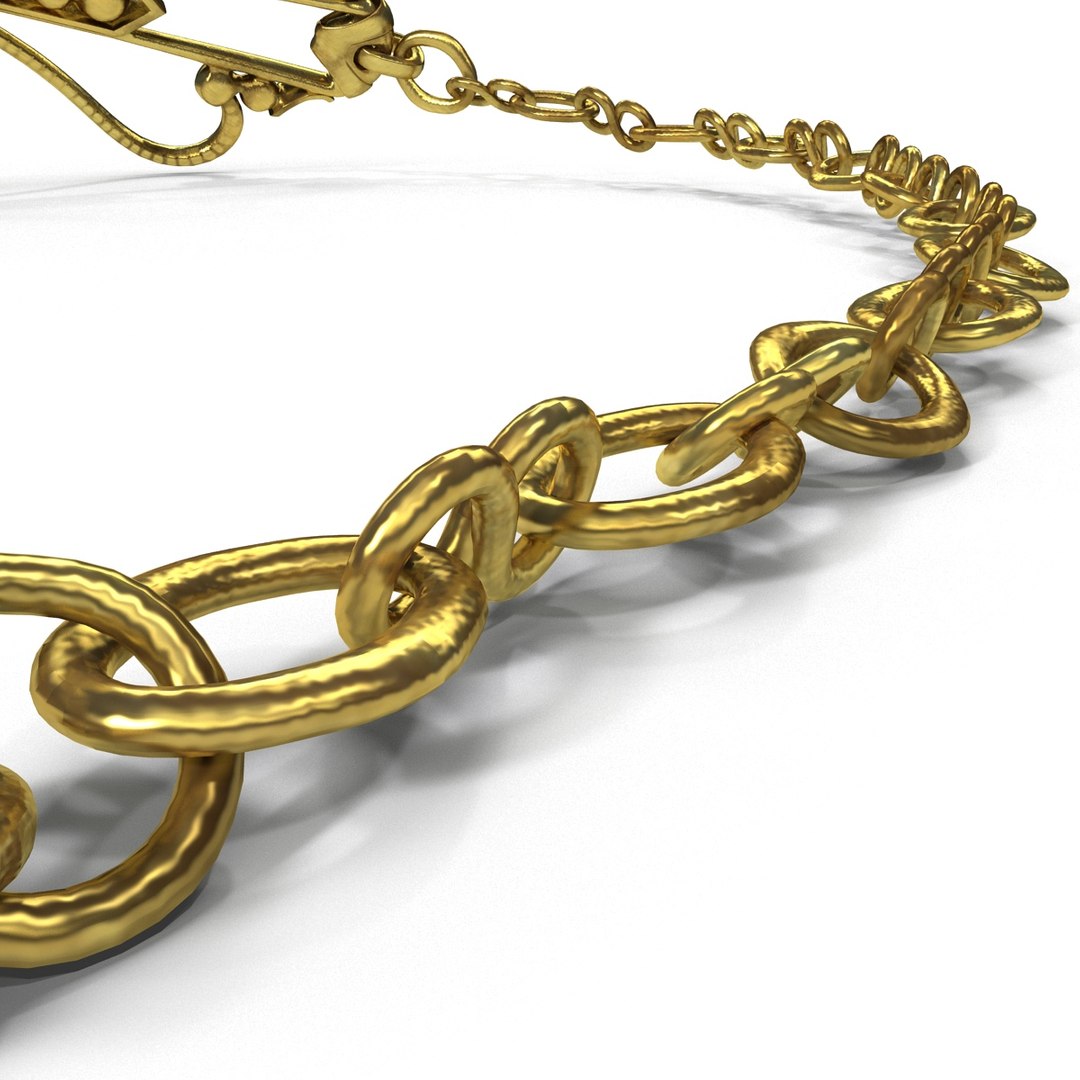 Filigree Necklace 3d Model