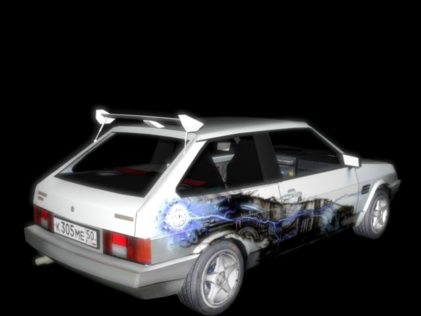 russian engine 3d model