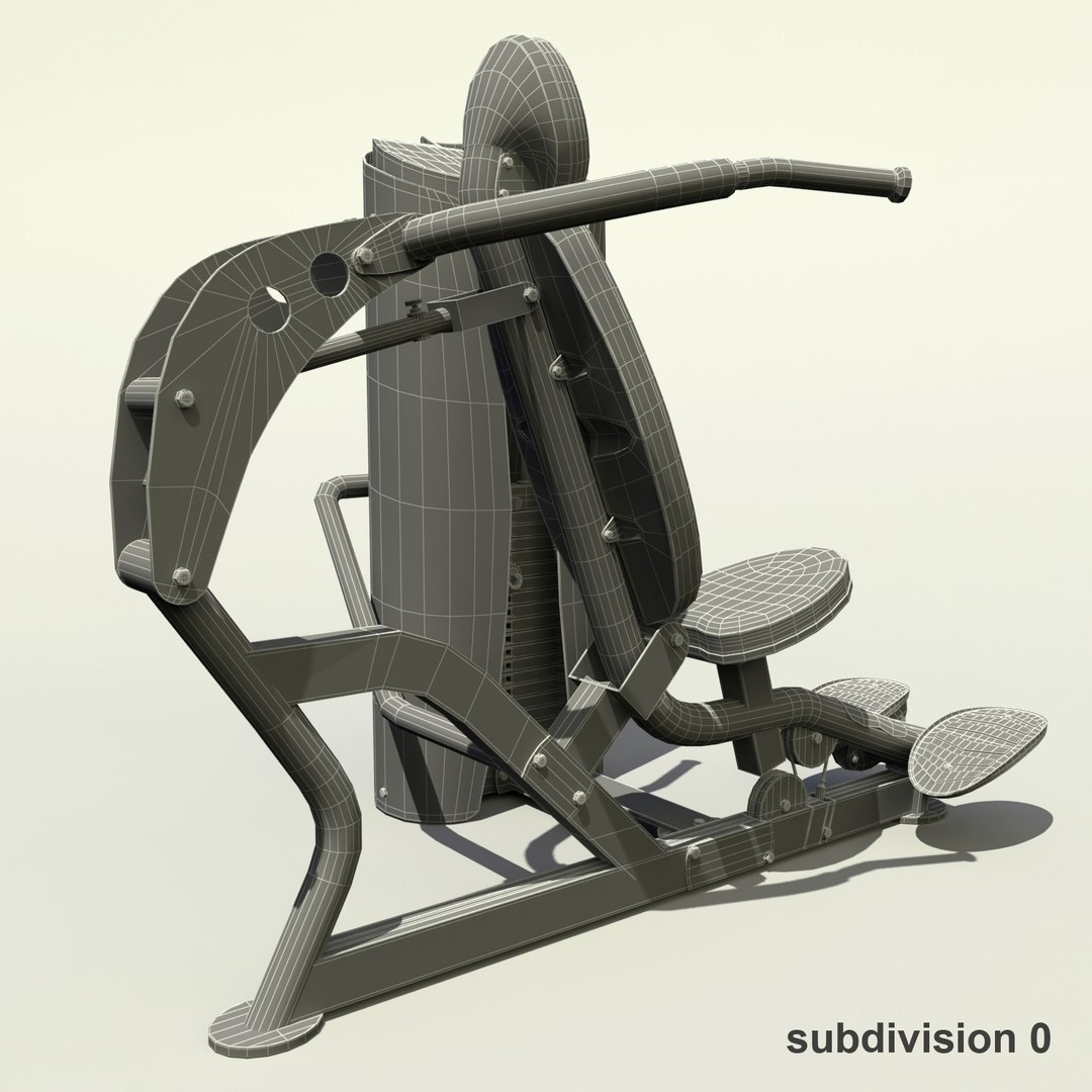 3d Model Chest Press