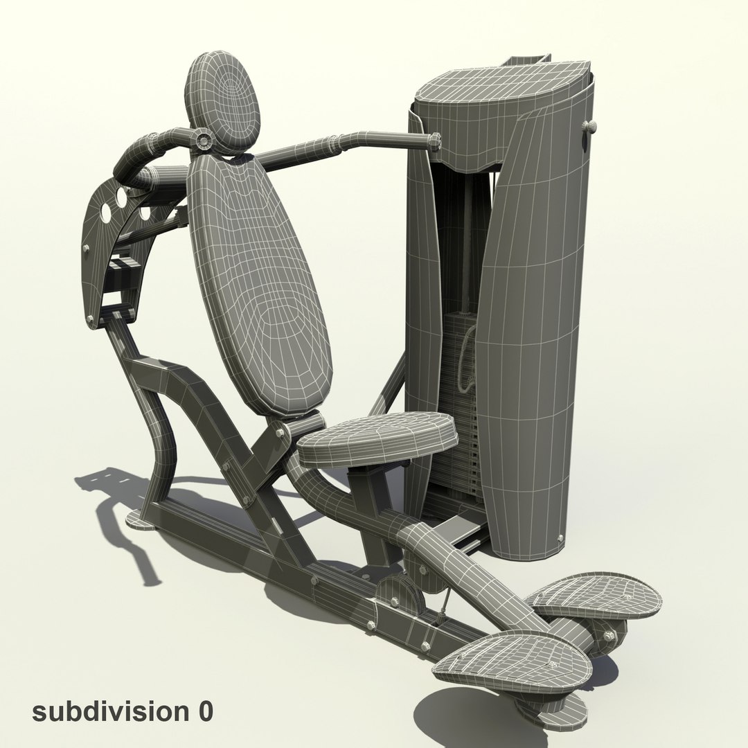 3d Model Chest Press