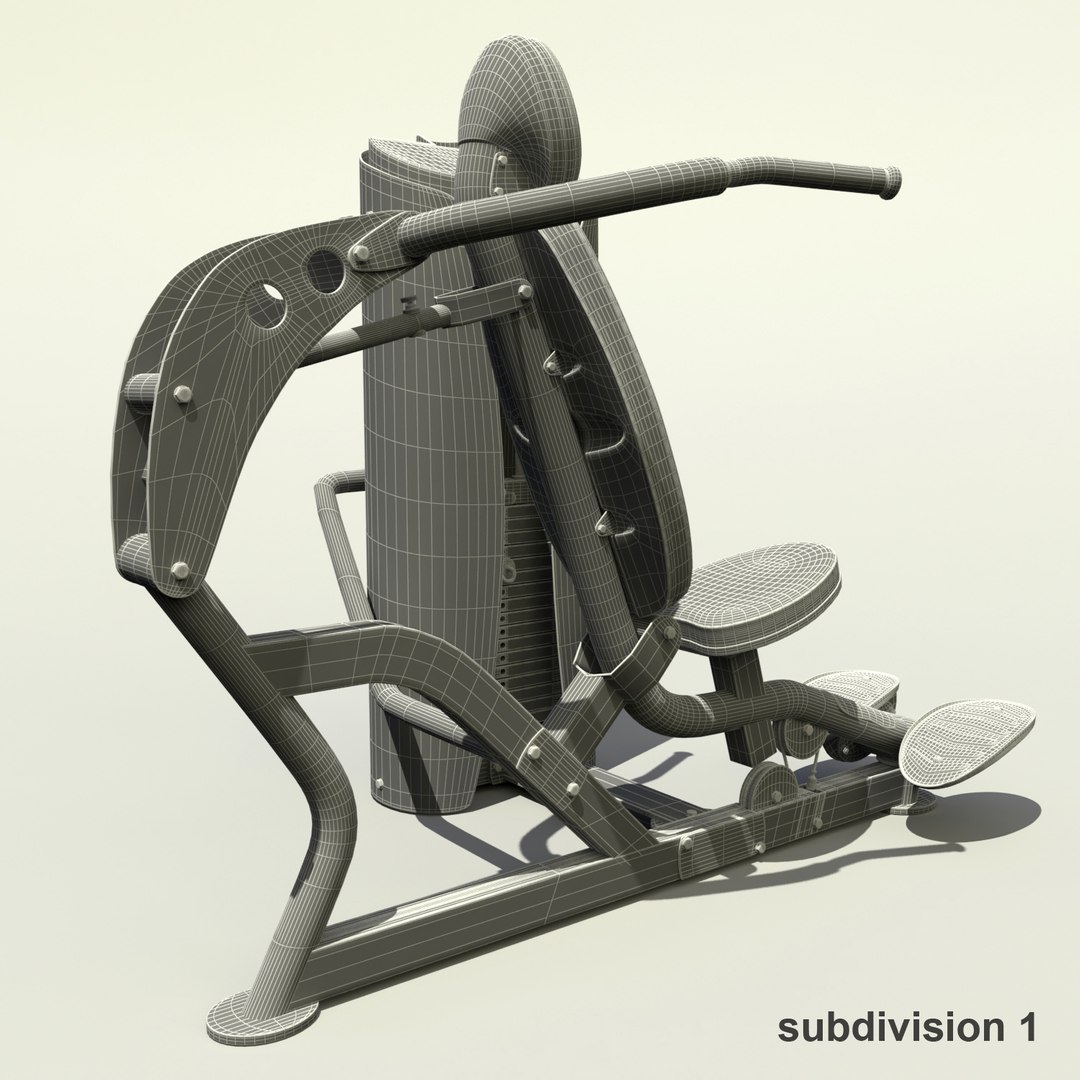 3d Model Chest Press
