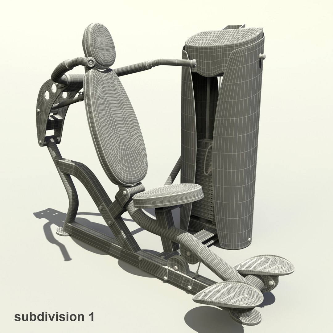 3d Model Chest Press
