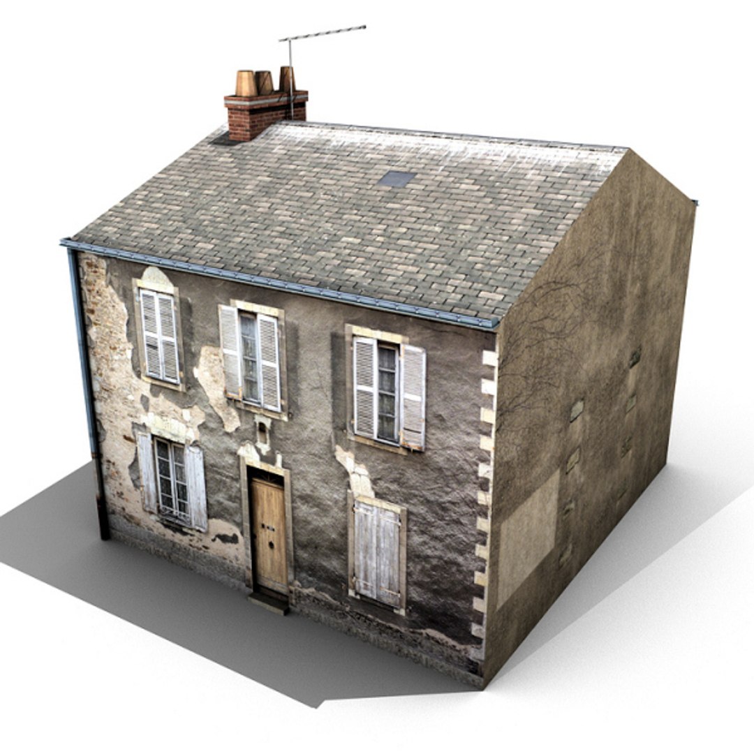 Old House 3d 3ds
