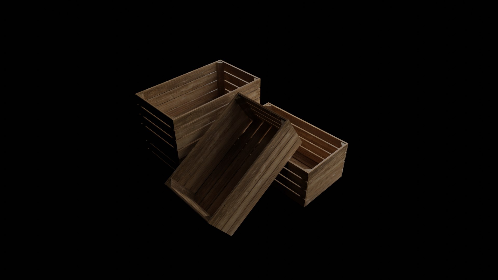 3D Crate Box 3D Model - TurboSquid 1821081