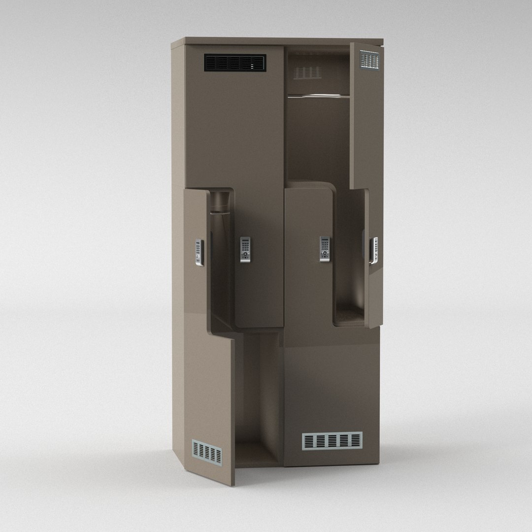 Z Style Locker Cabinet with Electronic Cabinet Lock - Kale Style ...