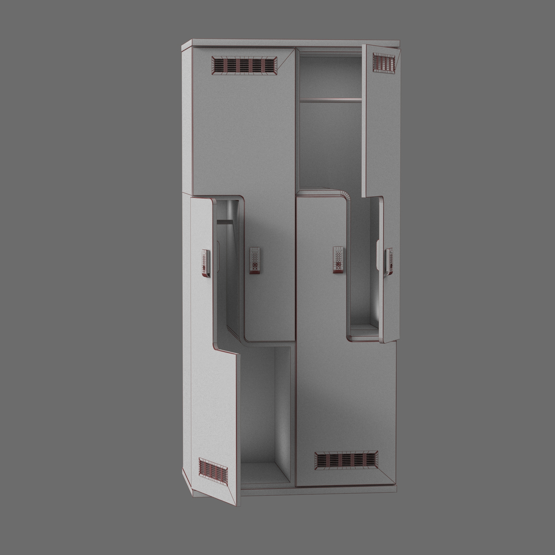 Z Style Locker Cabinet with Electronic Cabinet Lock - Kale Style ...