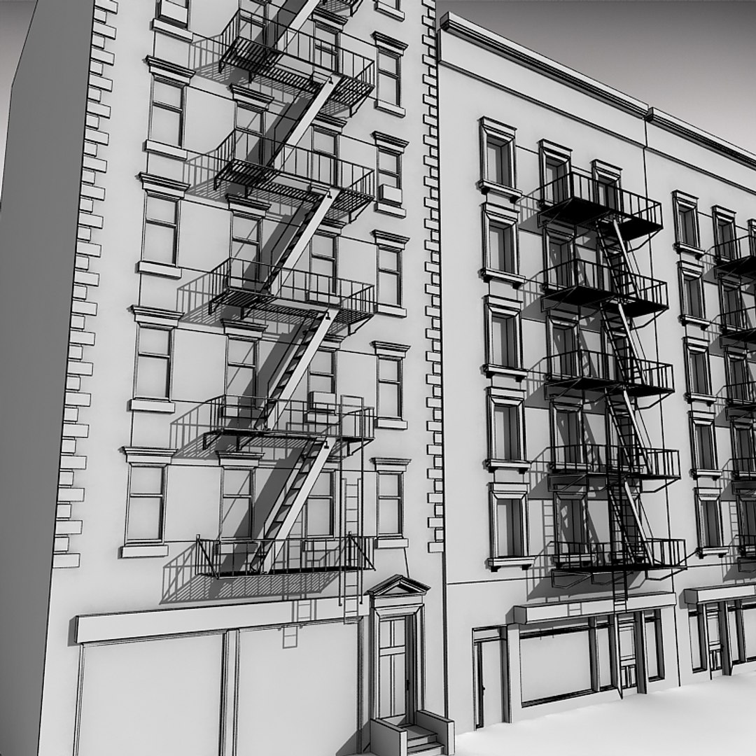Downtown Building 2 3d Model