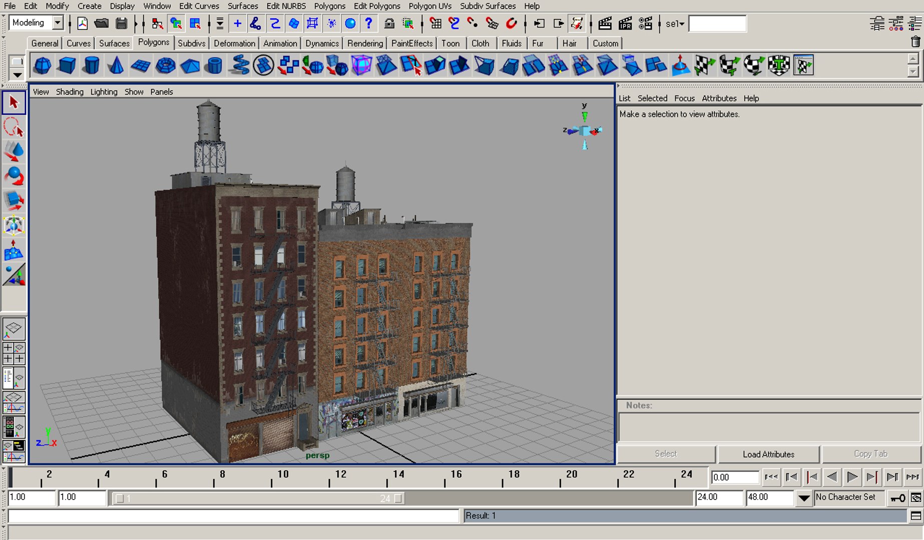 Downtown Building 2 3d Model