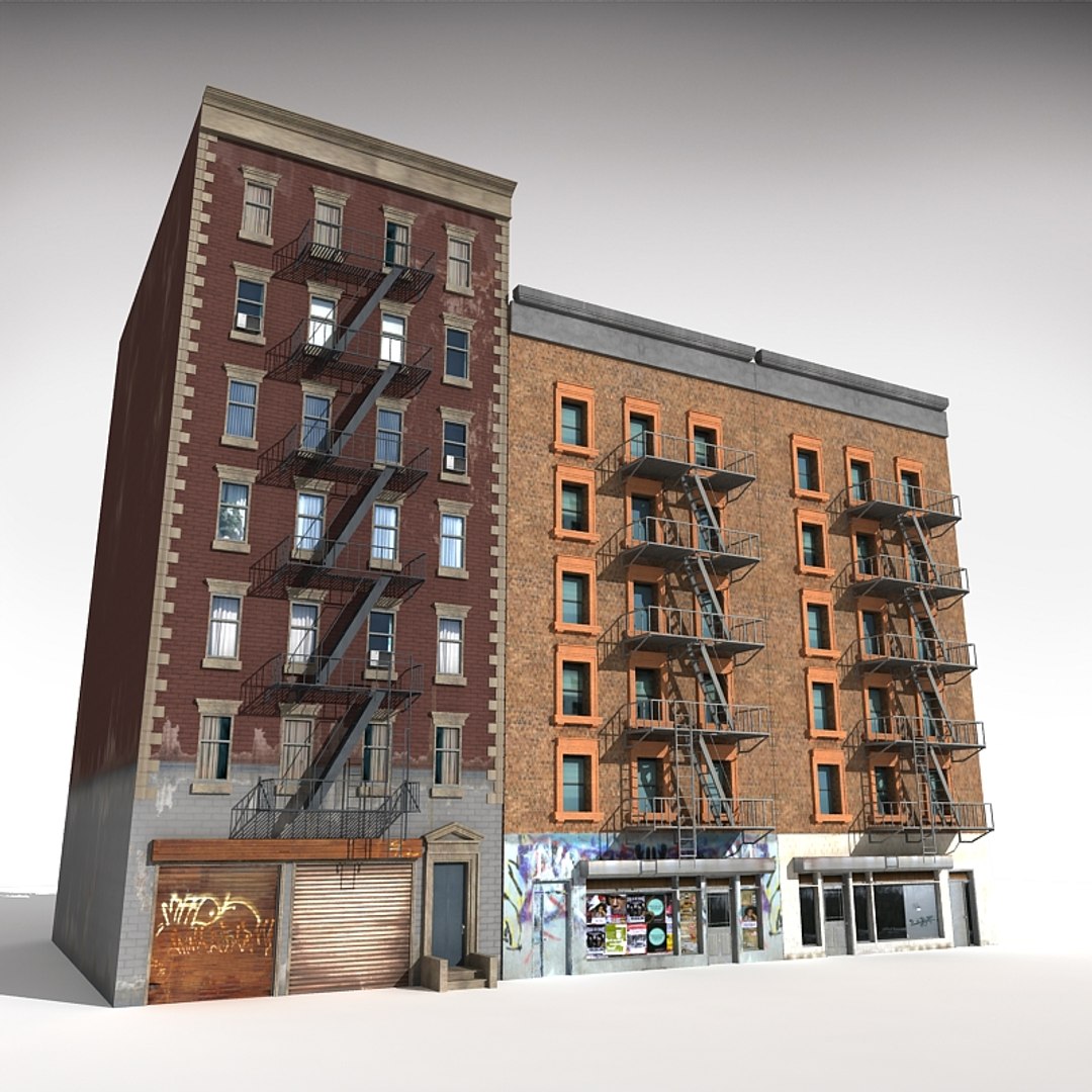 Downtown Building 2 3d Model