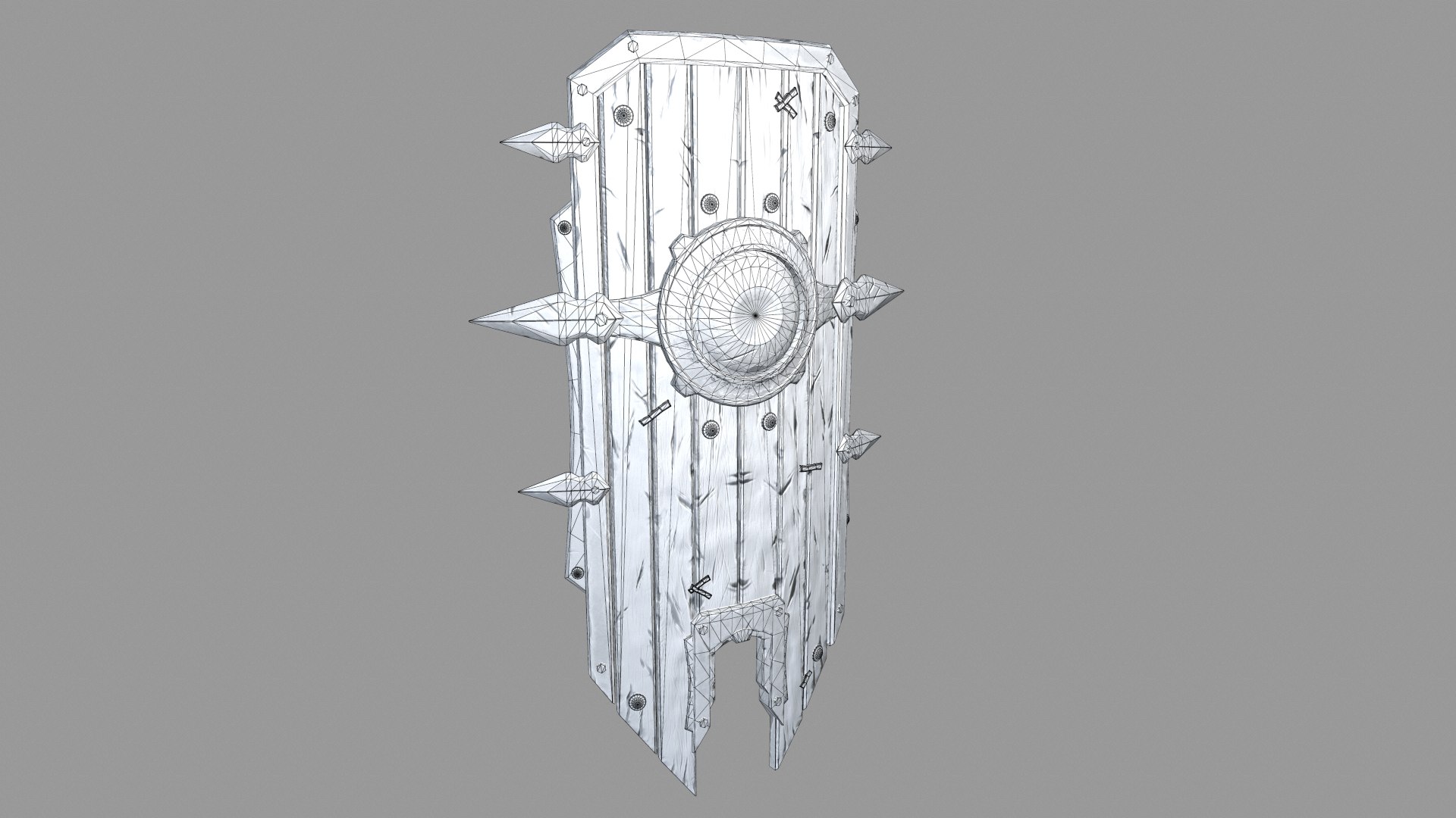Free 3ds Model Fantasy Shield
