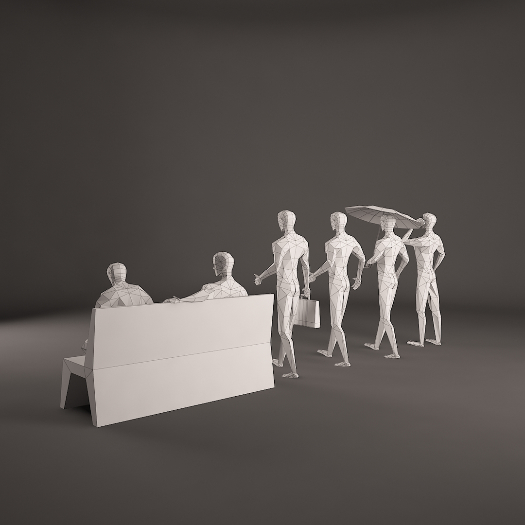 man figure 3d model