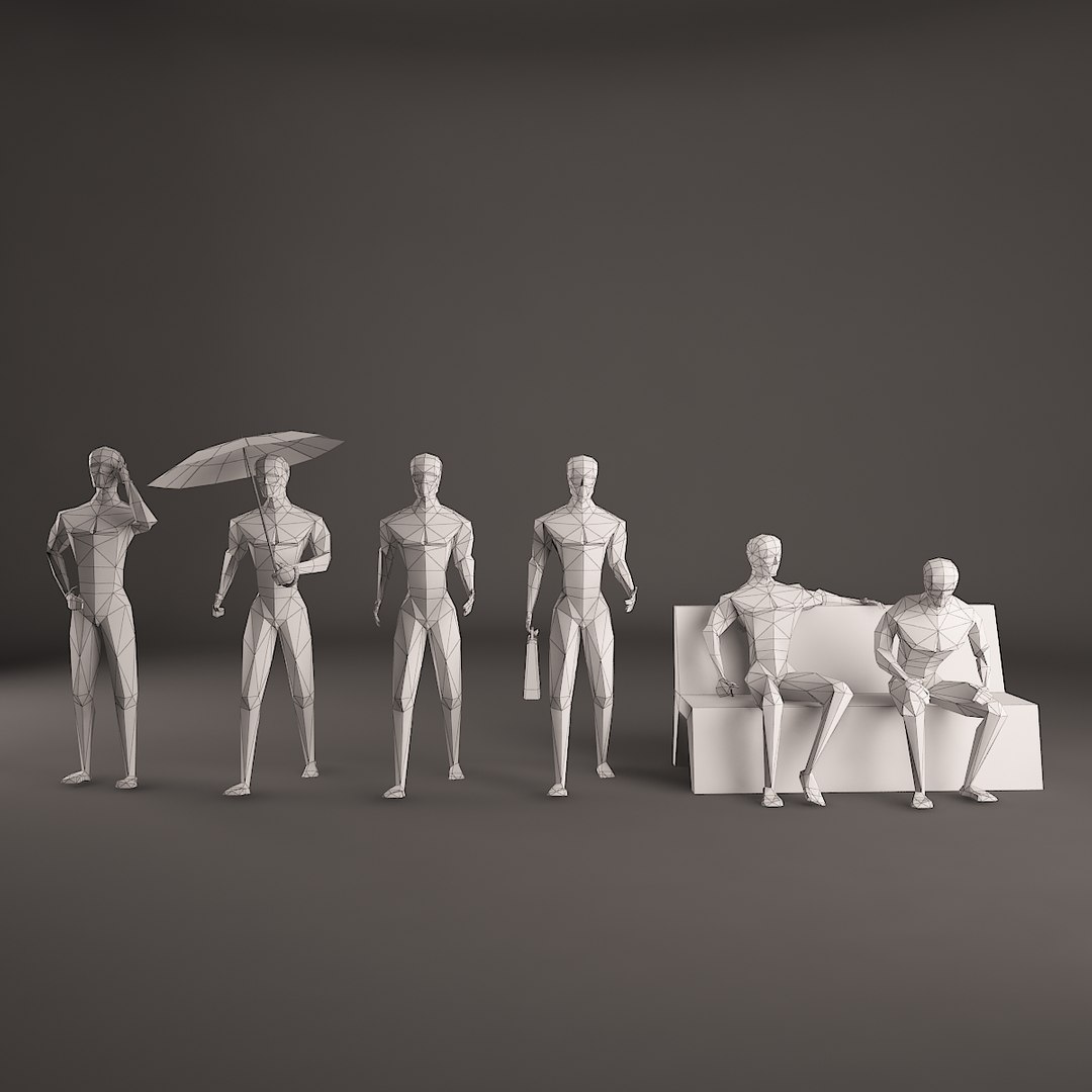 Man Figure 3d Model