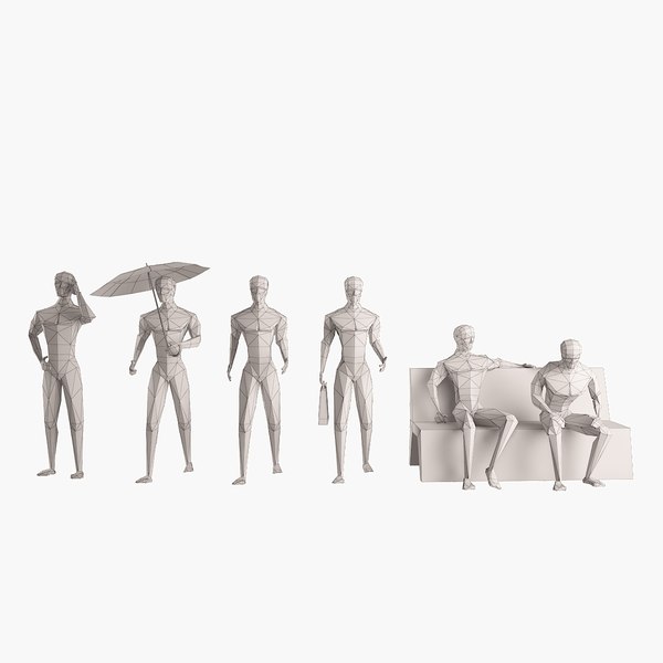 3d model man figure