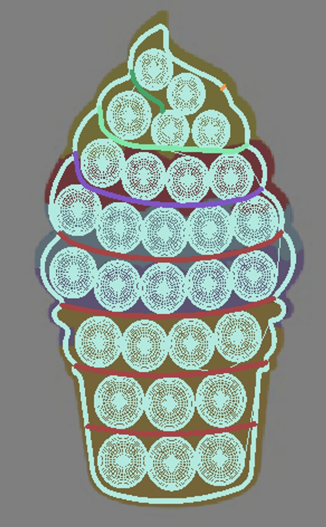 3D Fast Food Pop It Fidget Toys Set model - TurboSquid 1780732