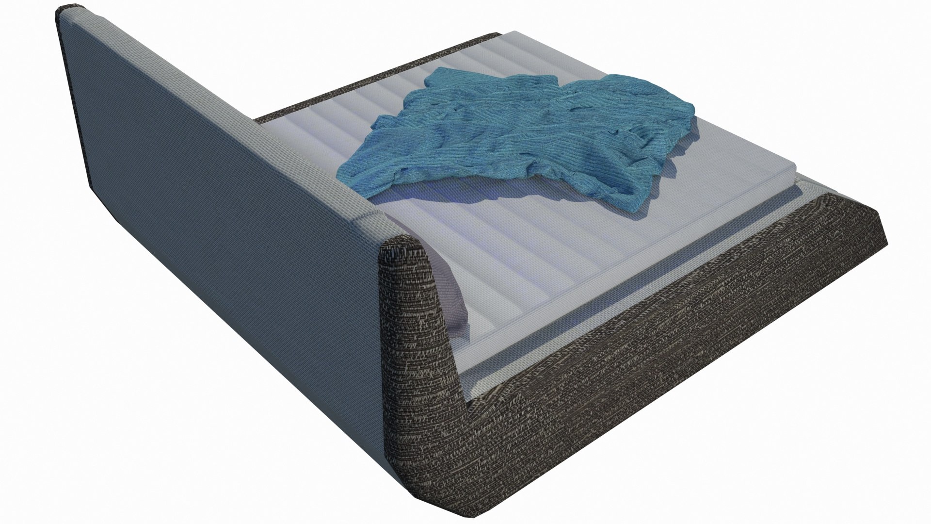 3D Model Modern Bed - TurboSquid 1607772