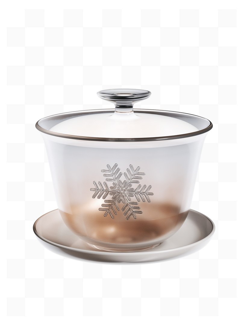 3D Winter Snow tea cup tea set - TurboSquid 2027310