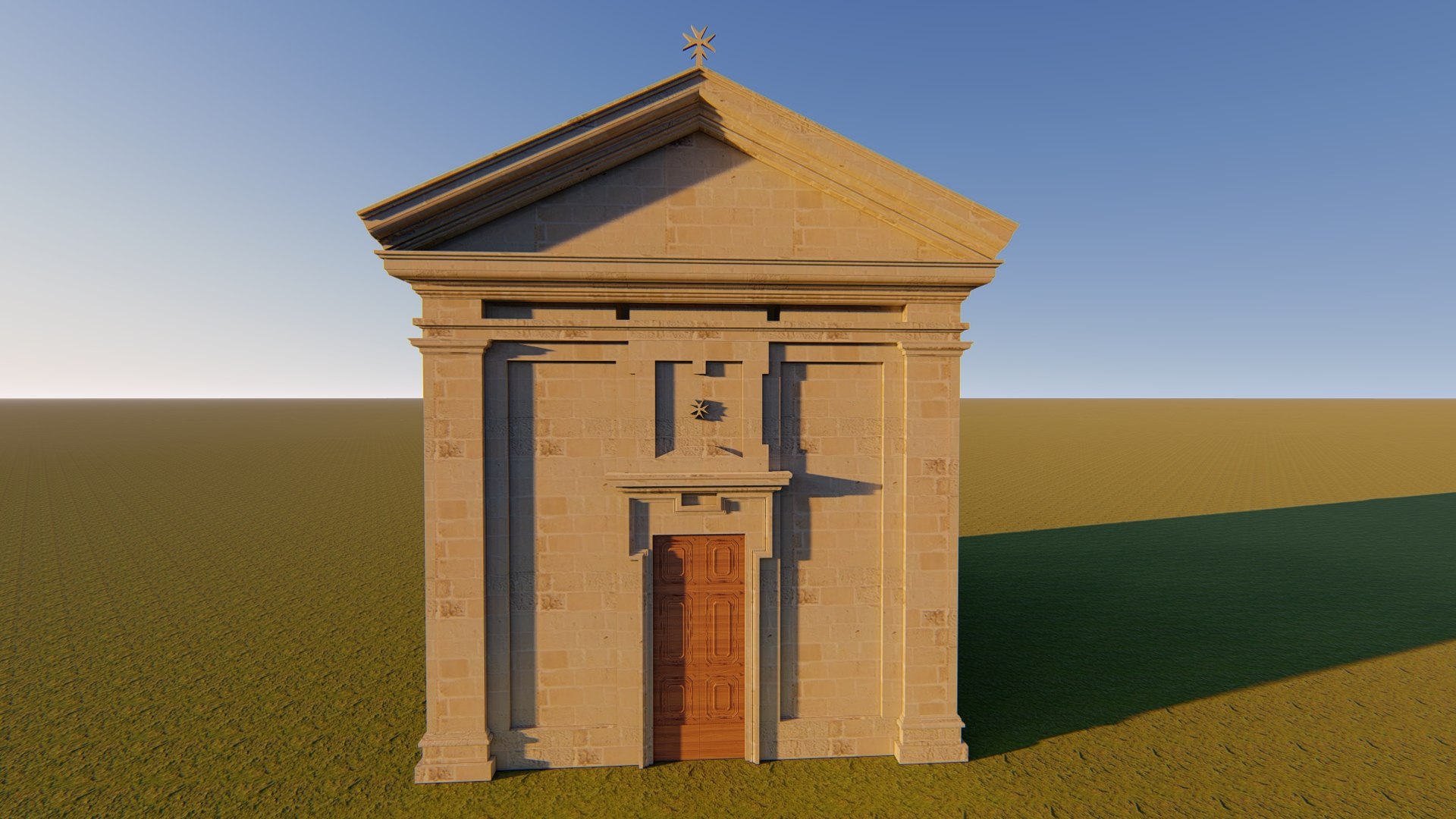 Medieval chapel 3D model - TurboSquid 1427471