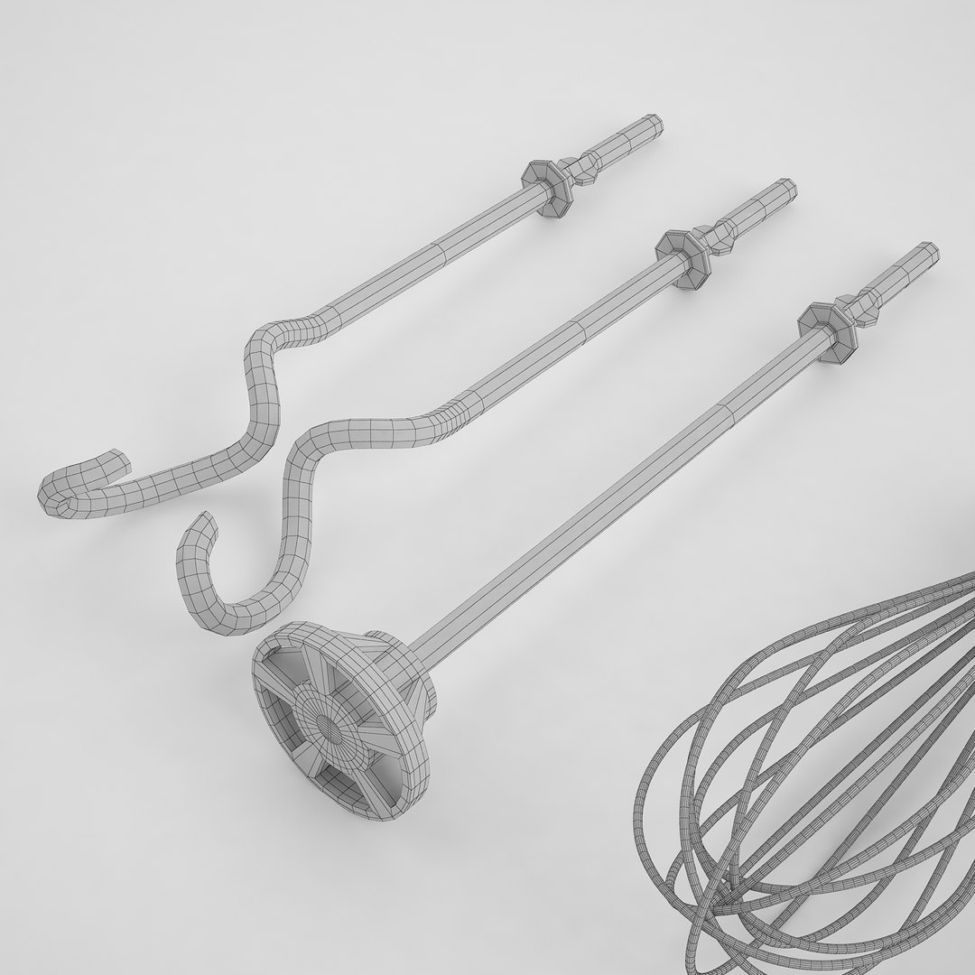 manual mixer kitchen 3d model