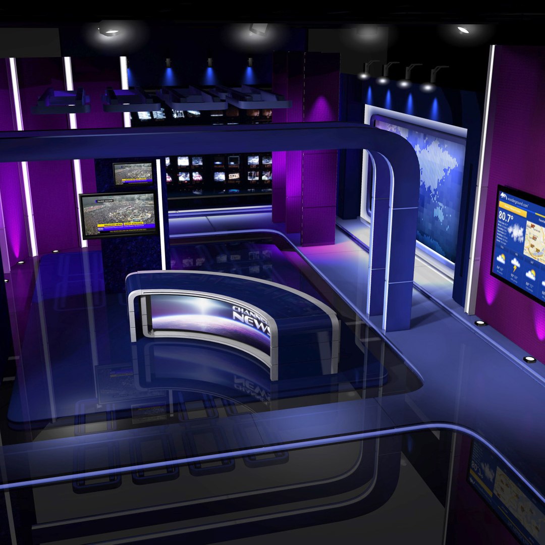News Studios Collections 3d Max