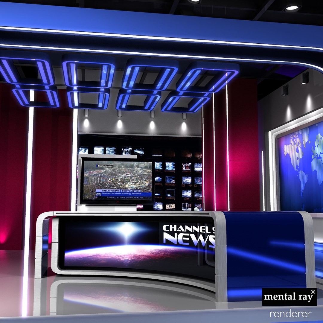News Studios Collections 3d Max