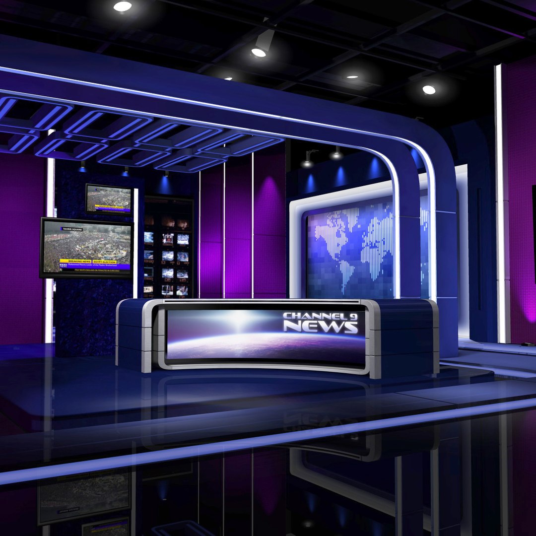 News Studios Collections 3d Max