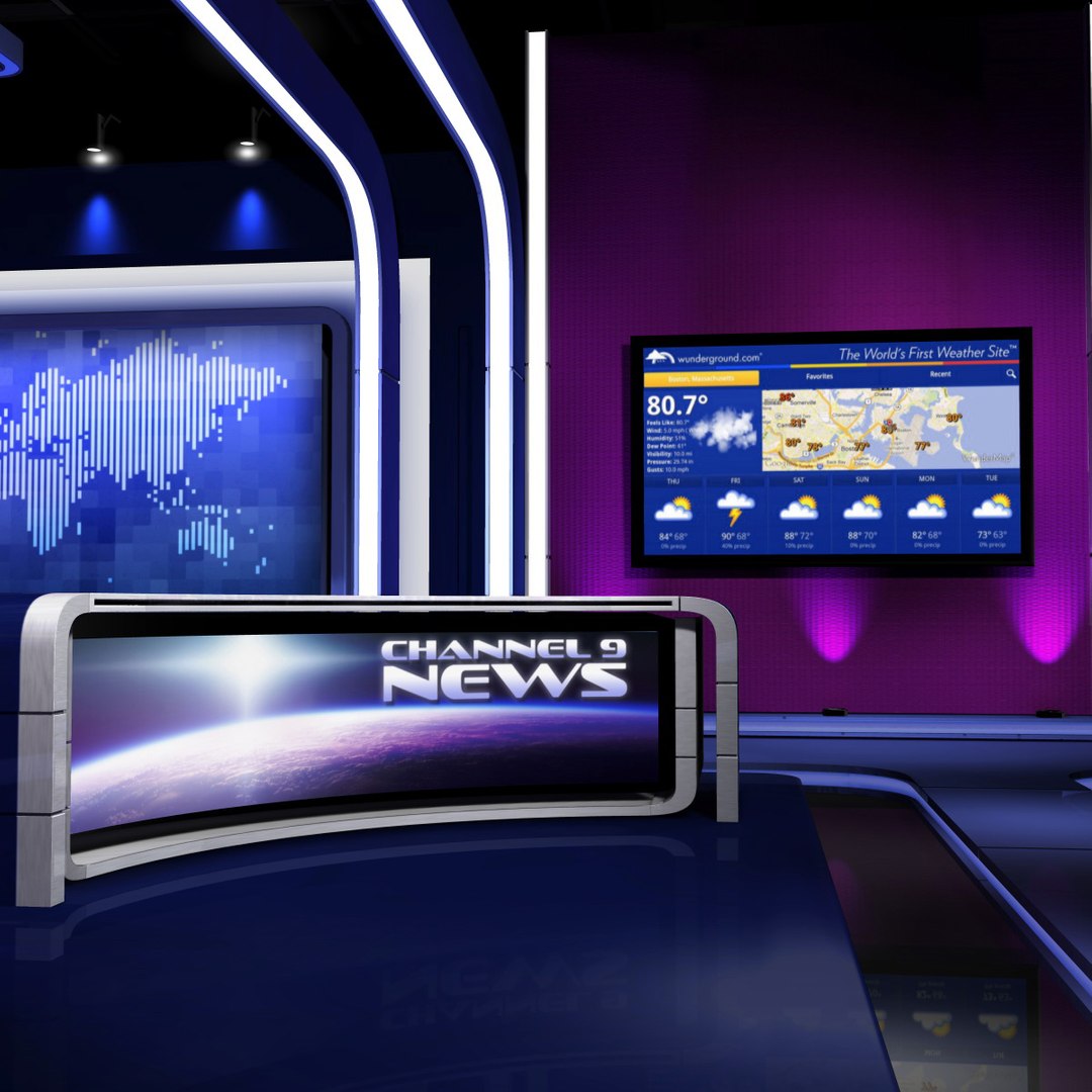 news studios collections 3d max