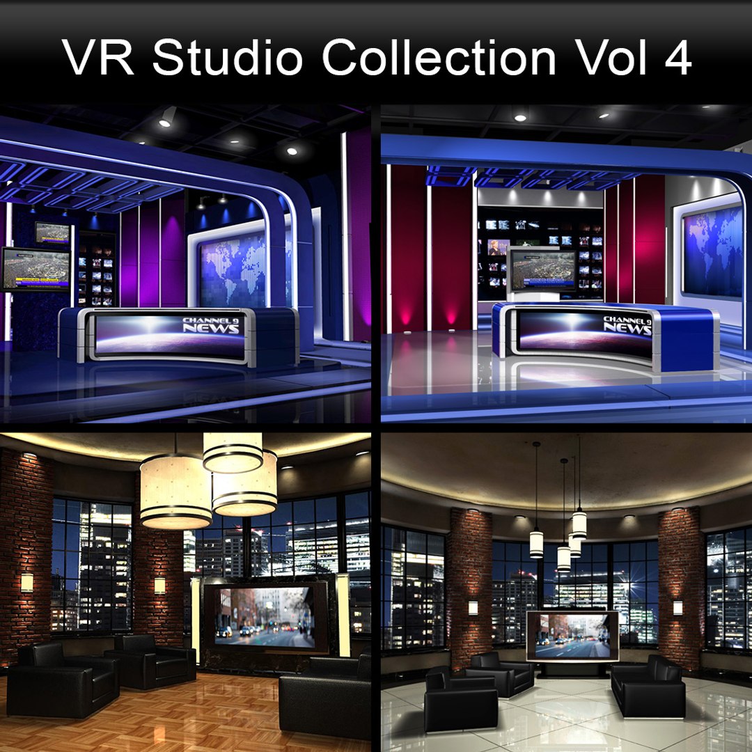 News Studios Collections 3d Max