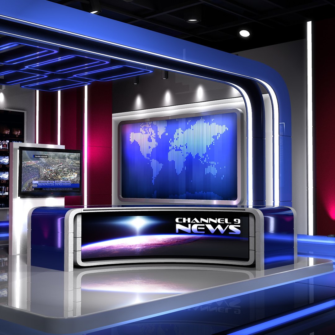 News Studios Collections 3d Max