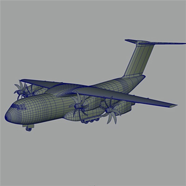 3d model airbus a400m heavy lift