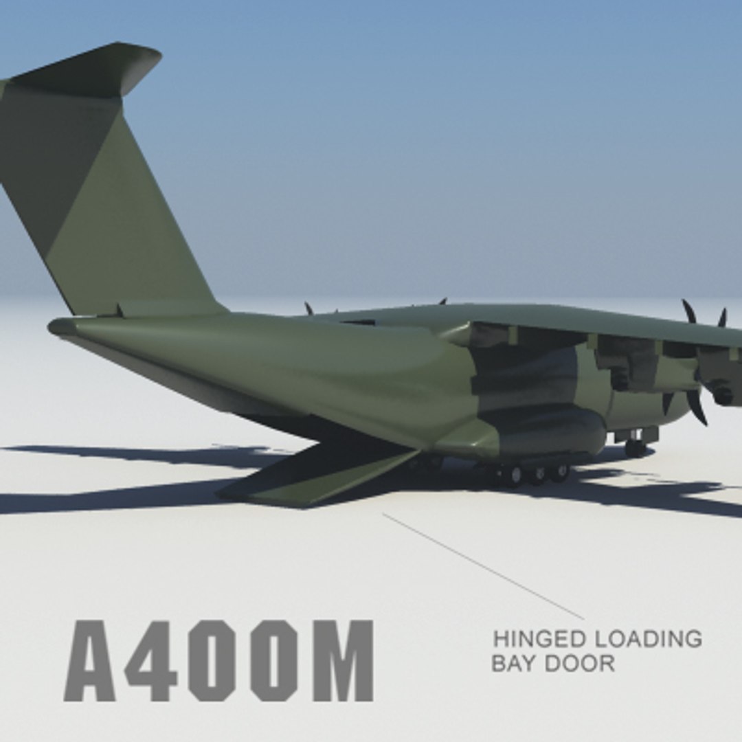 3d Model Airbus A400m Heavy Lift