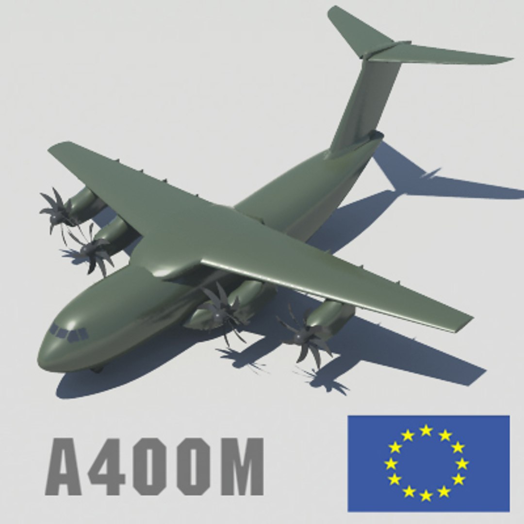 3d Model Airbus A400m Heavy Lift