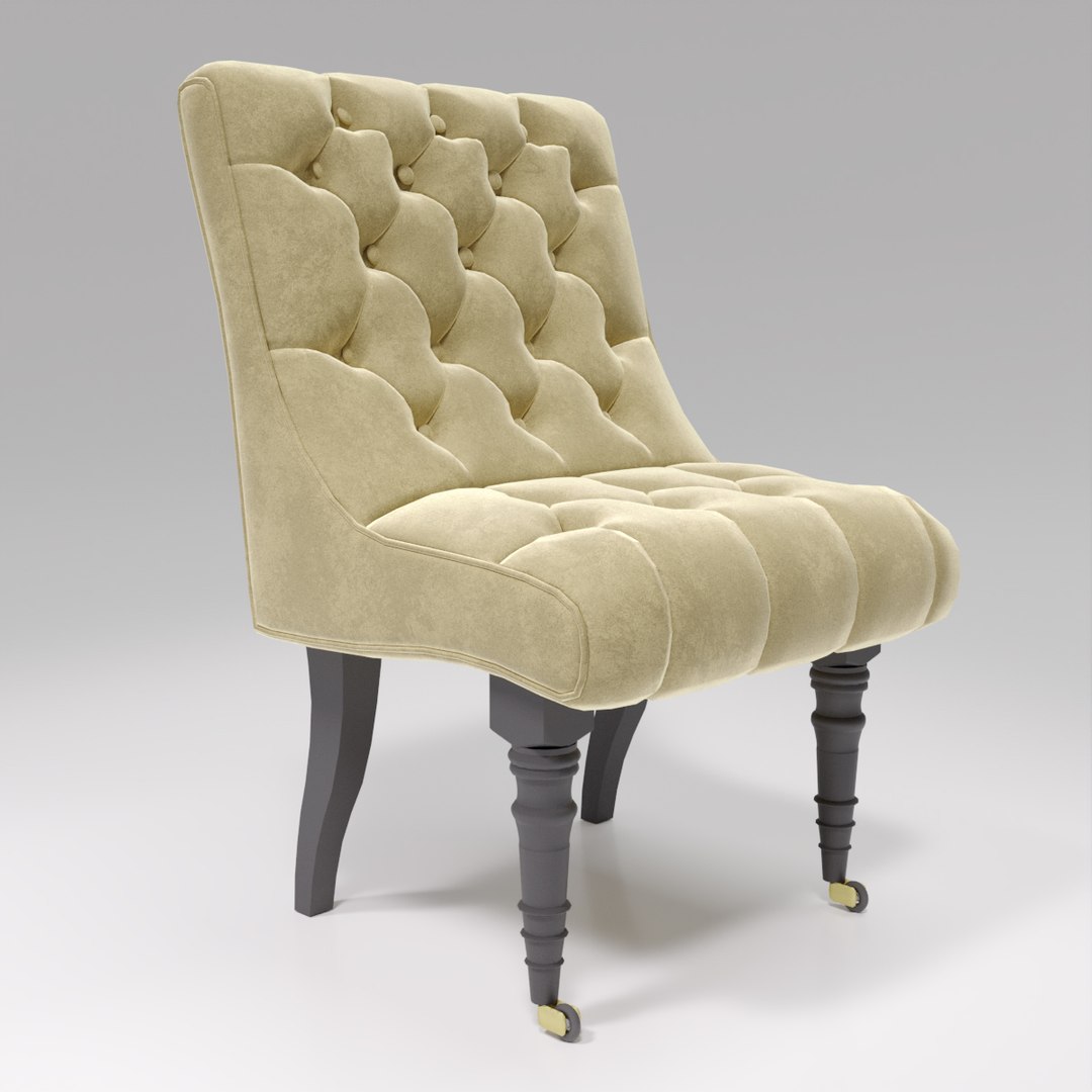 CHA-B0063 CLASSICAL CHAIR 3D model - TurboSquid 2014712
