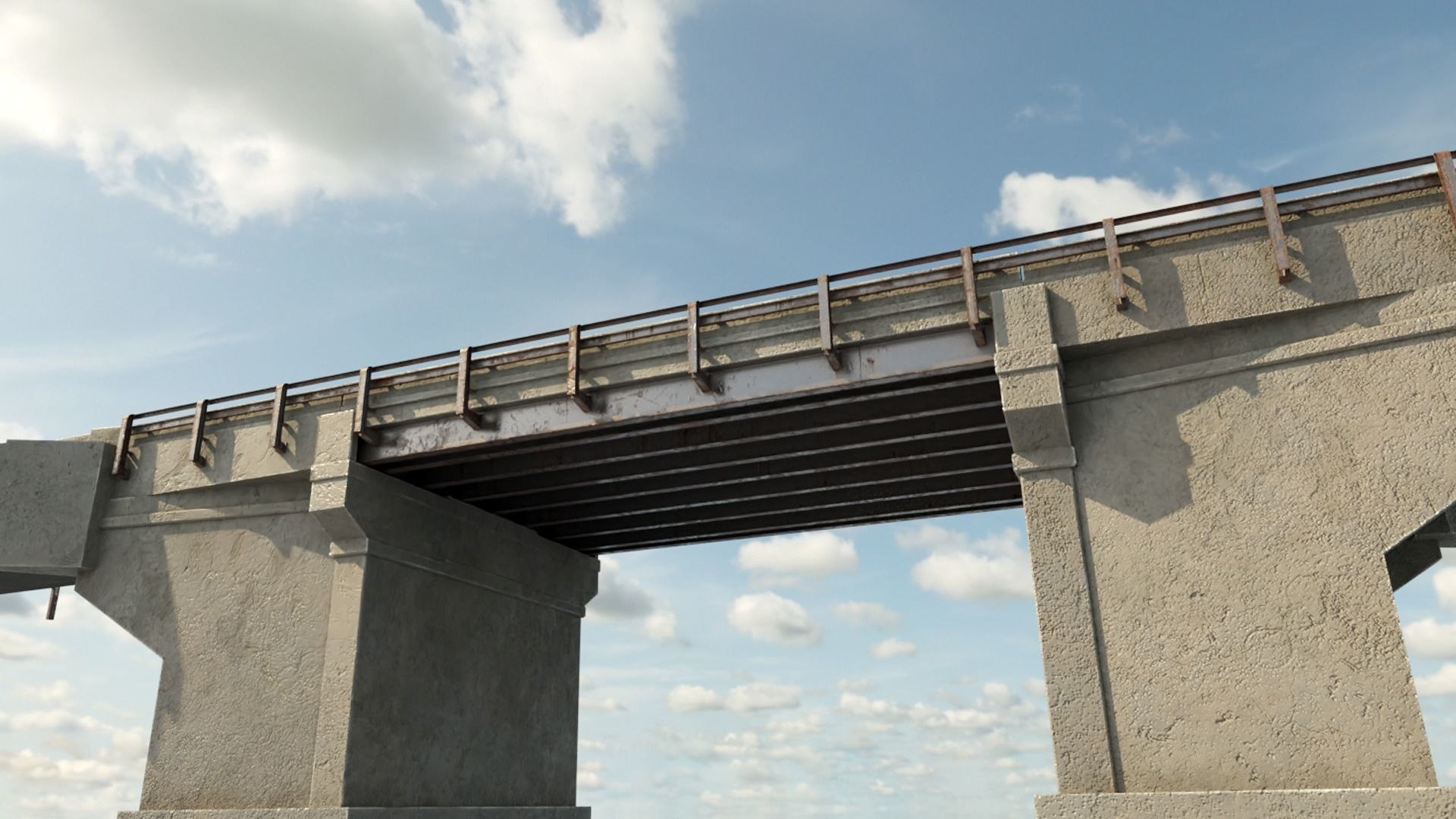 3D Road Bridge Model - TurboSquid 2205361