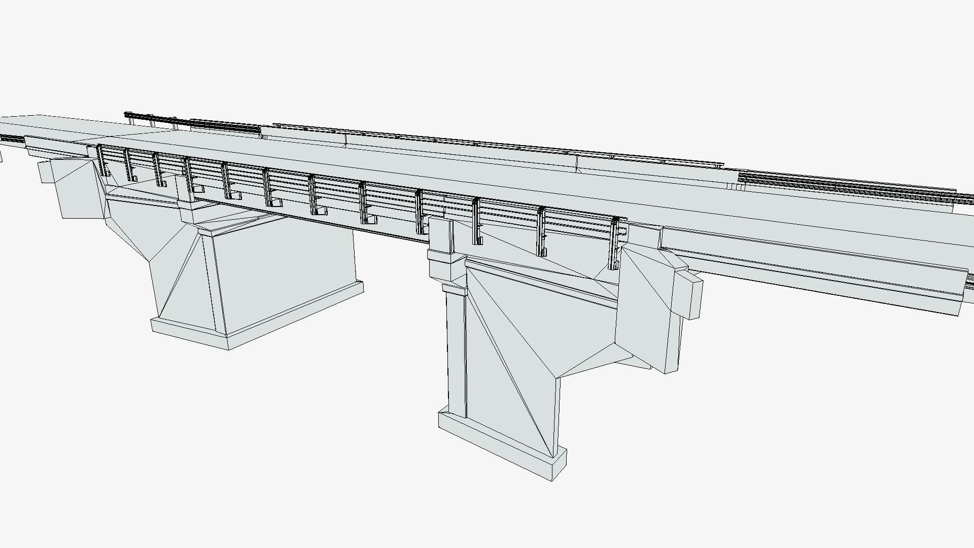 3D Road Bridge Model - TurboSquid 2205361