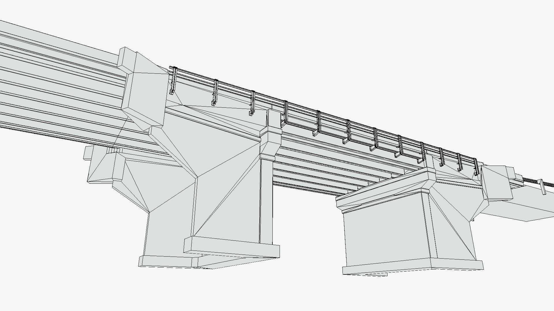 3D Road Bridge Model - TurboSquid 2205361