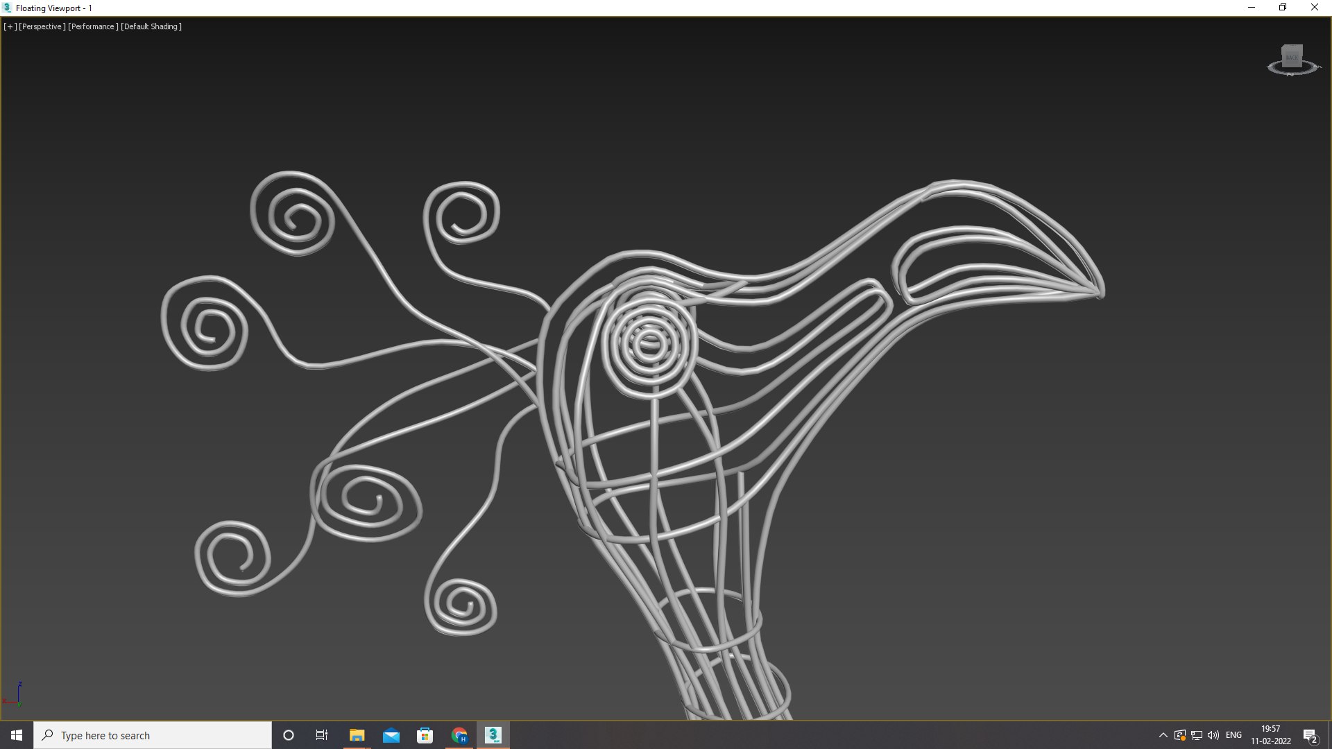 3D Wire Mesh Sculpture Model - TurboSquid 1853477