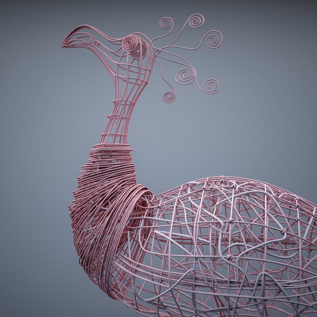 3D Wire Mesh Sculpture Model - TurboSquid 1853477