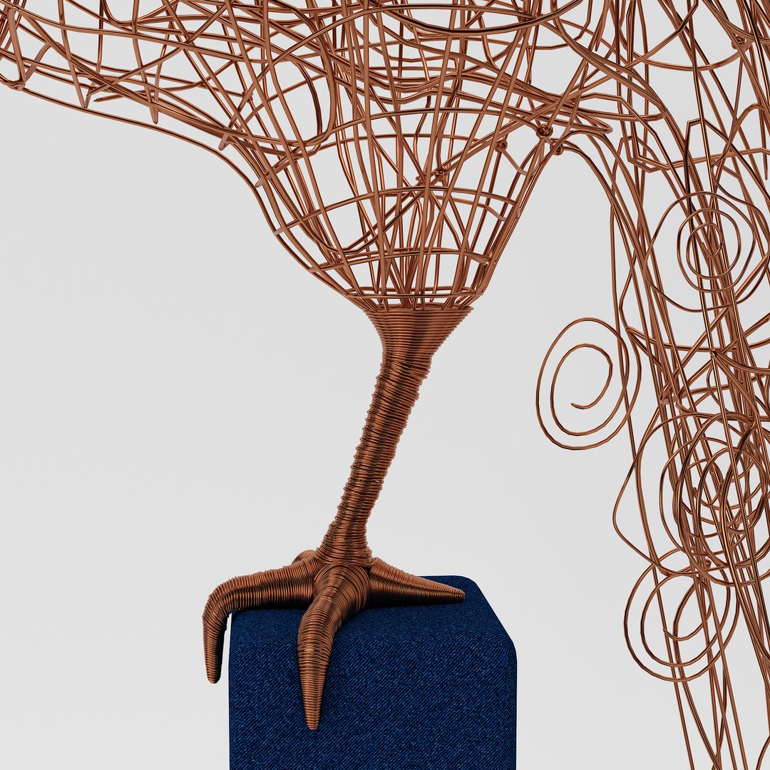 3D Wire Mesh Sculpture Model - TurboSquid 1853477
