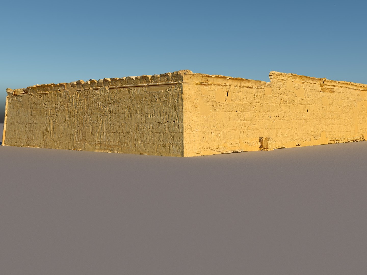 Temple Wall 3D Model - TurboSquid 1518120