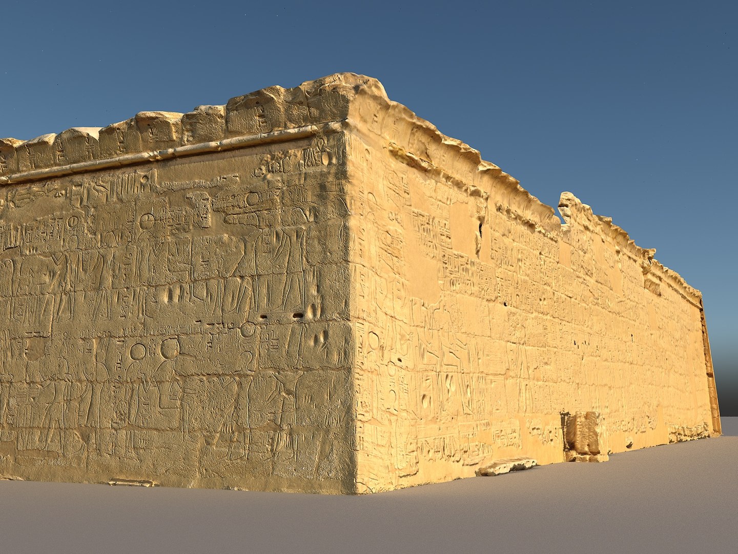 Temple Wall 3D Model - TurboSquid 1518120