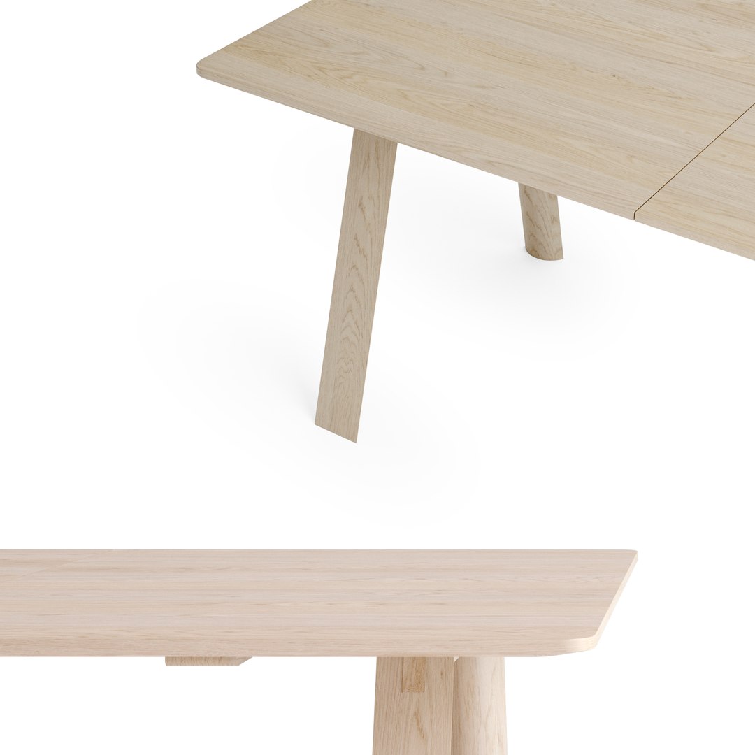 Bolia Dining Table Hill 3D Model - TurboSquid 2150107