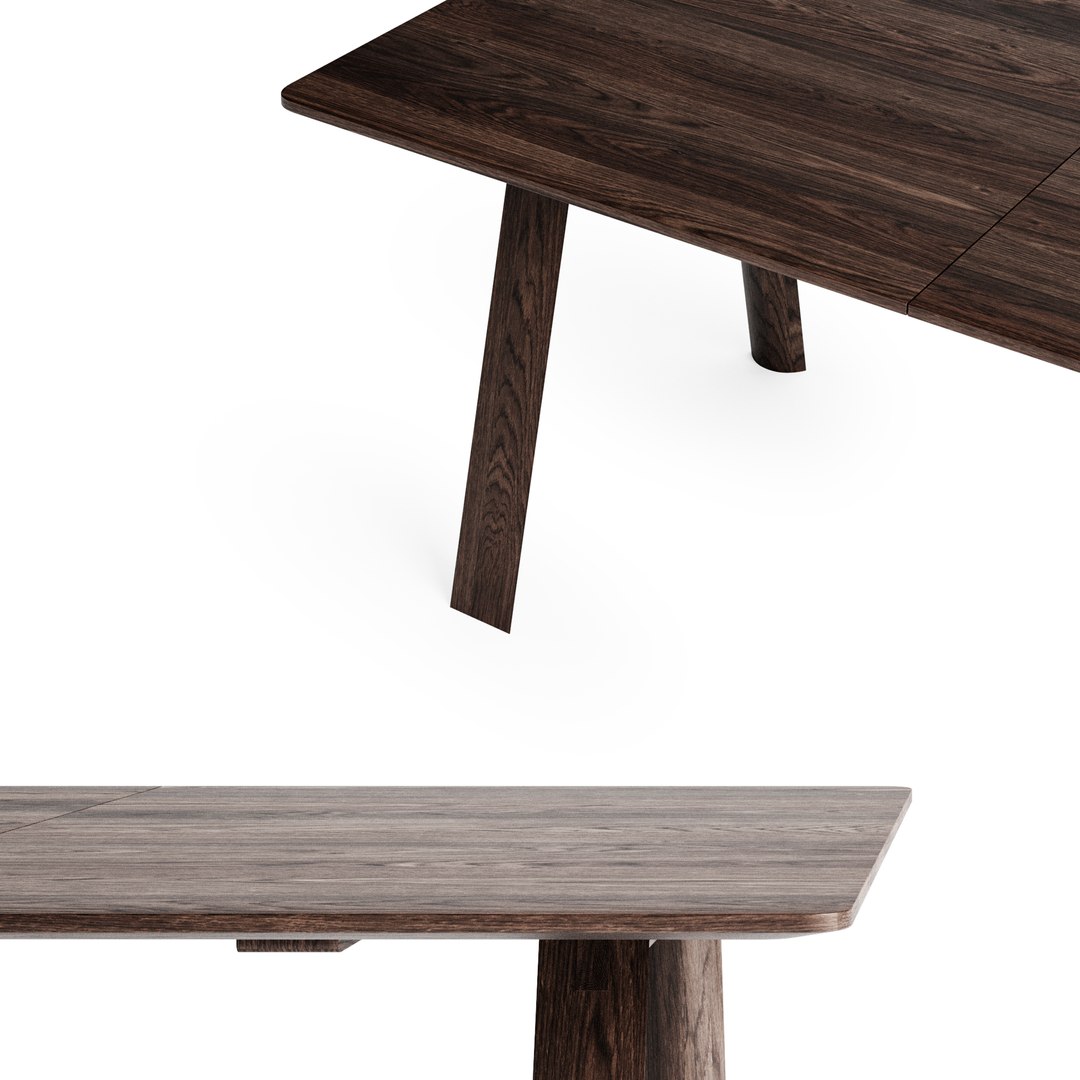 Bolia Dining Table Hill 3D Model - TurboSquid 2150107